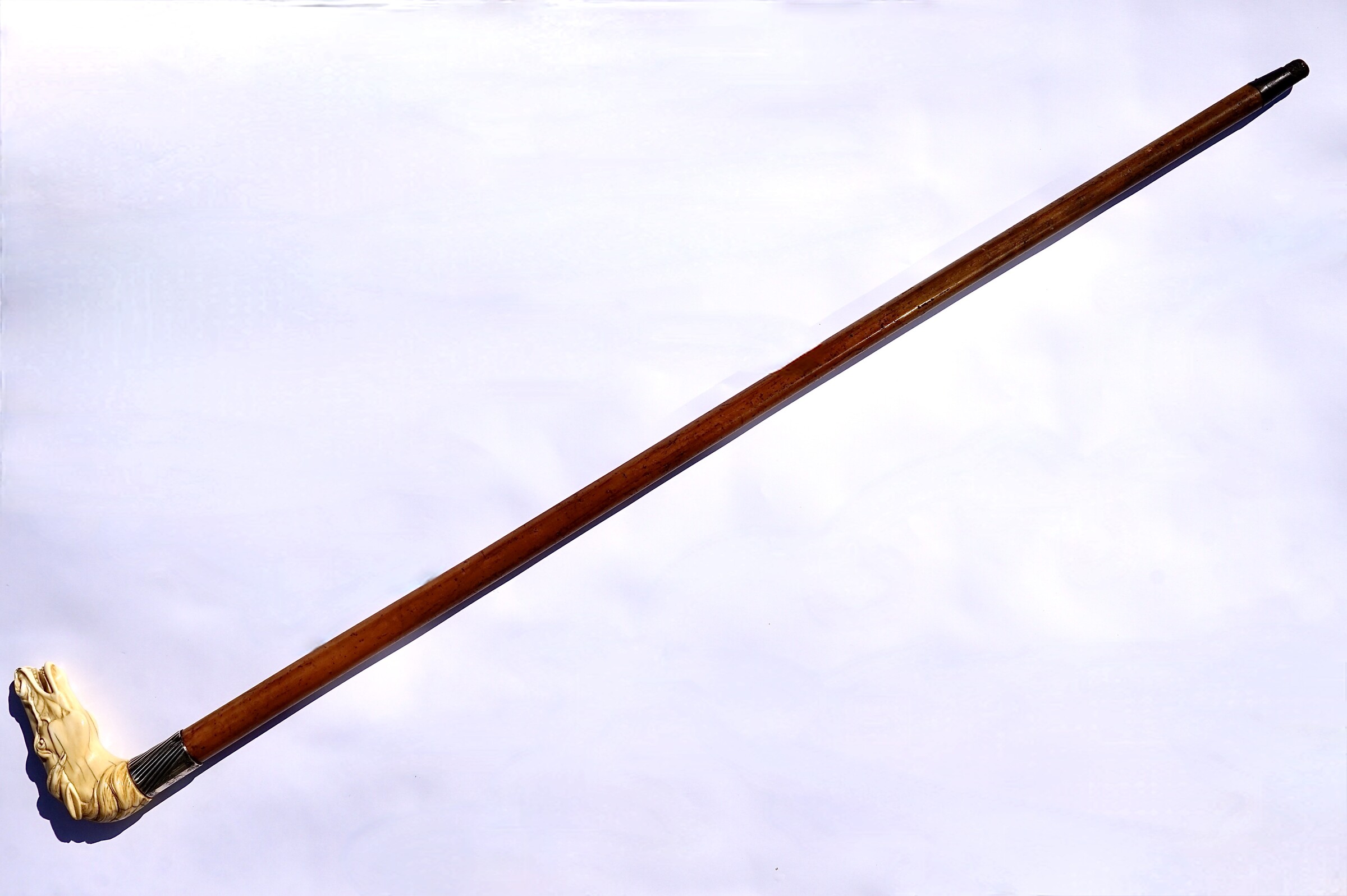 A Large Horse-head Cane. America, ca. 1890 - Decorative - Single ...